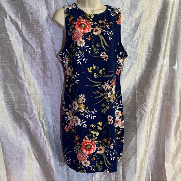 iris | Dresses | Iris Sz 3x Guc Sleeveless Shift Dresssome Stretch Nice Keyhole Closure At Neck ...